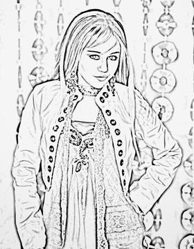 miley cyrus coloring pages