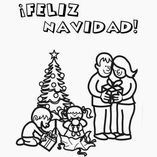 feliz navidad coloring pages