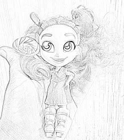 hairdorables coloring pages